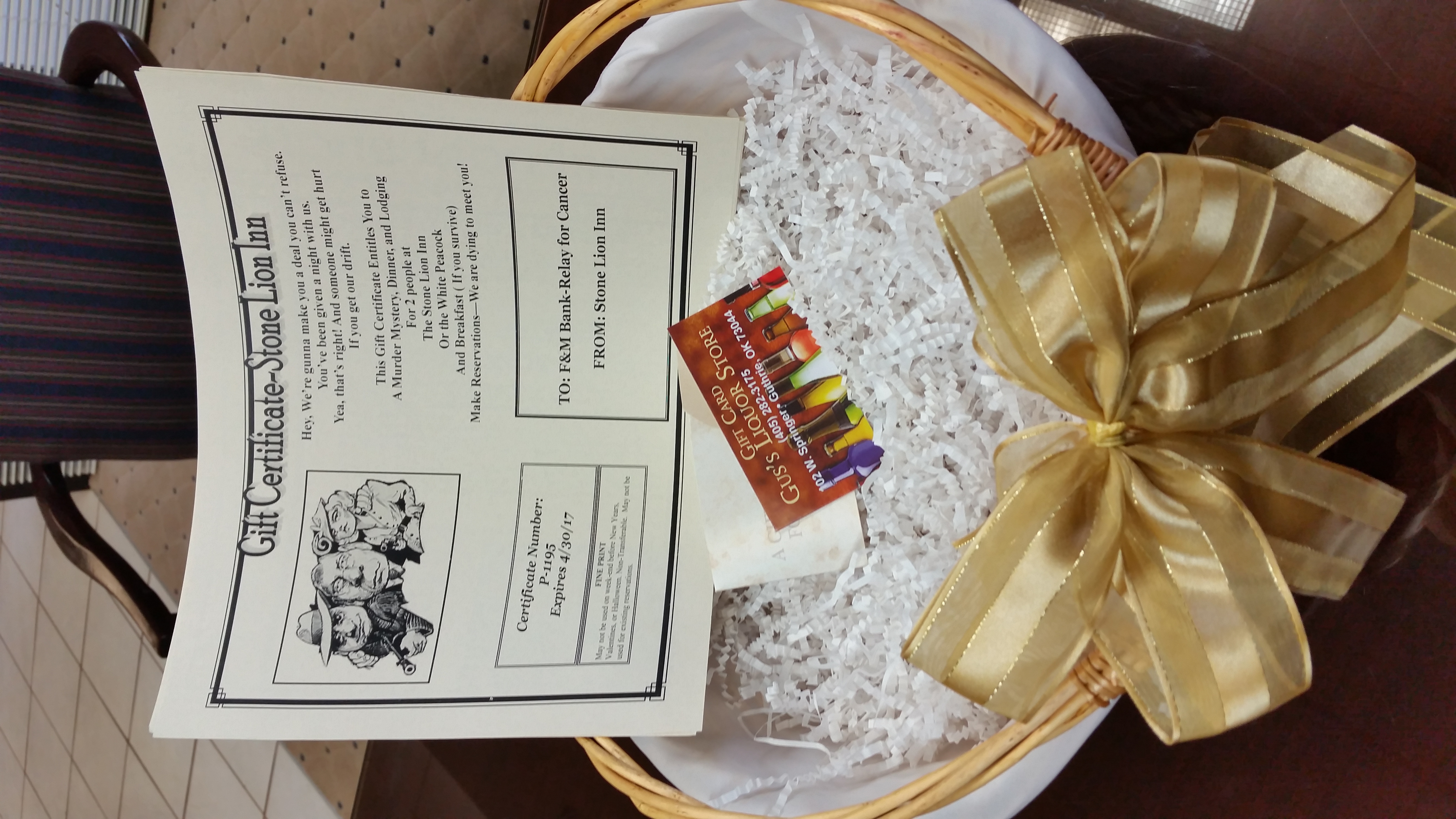 Relay for Life gift basket raffle set for June 13 – Guthrie News Page