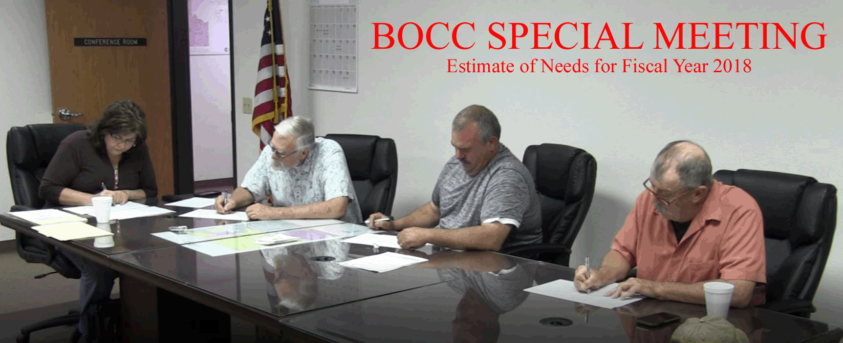 BOCC holds special meeting for estimate of needs for upcoming fiscal ...
