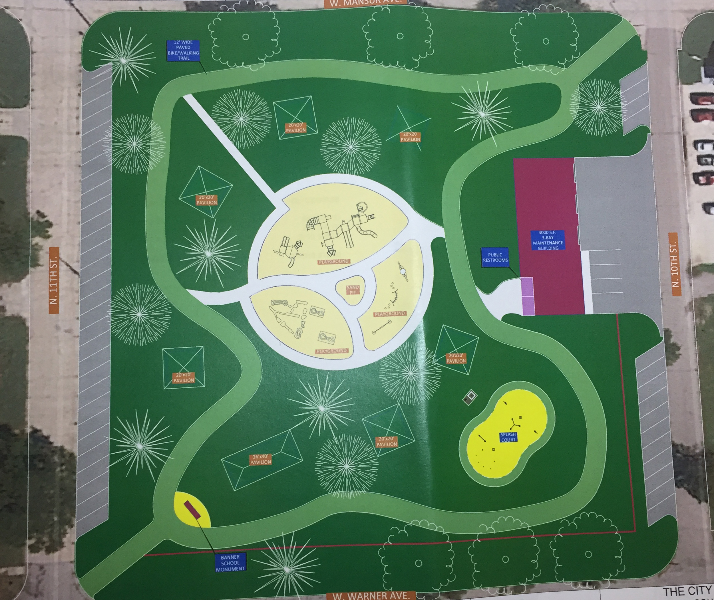 City reveals proposed design layout of Banner Park – Guthrie News Page