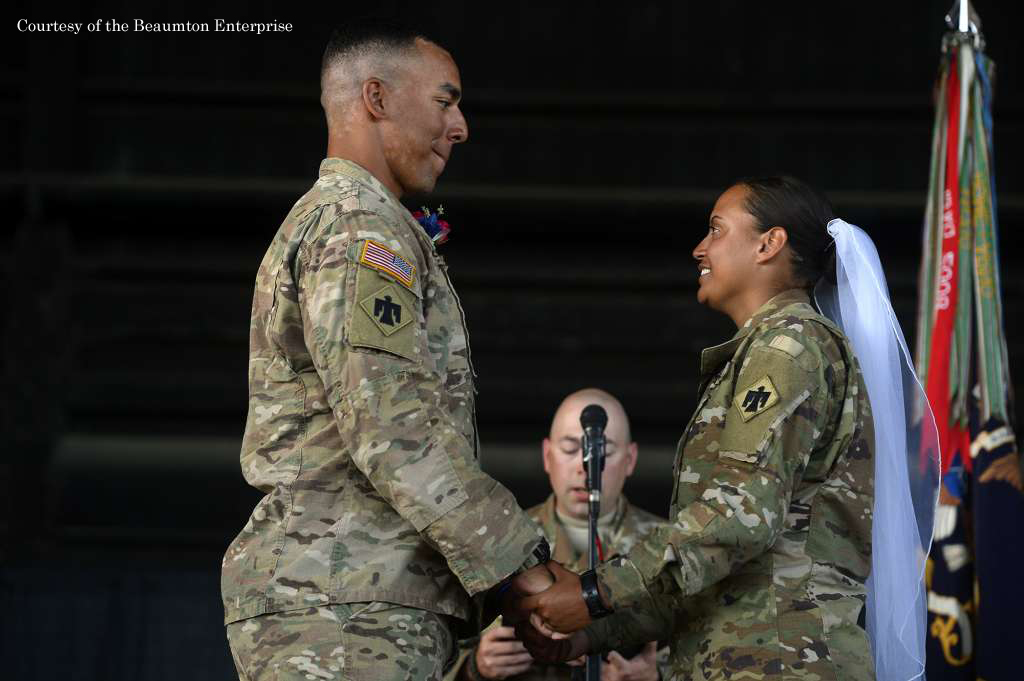 Rainey Jackson married while activated for Hurricane Harvey relief ...