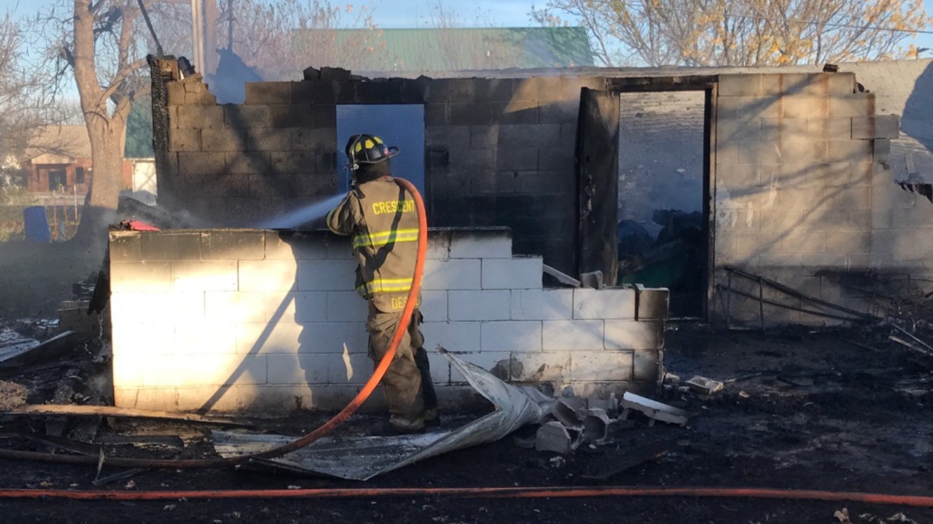 School storage shed erupts in flames – Guthrie News Page