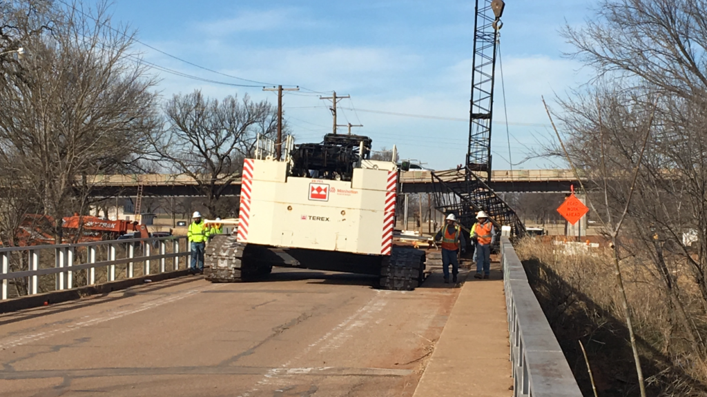 5th Street bridge heavily damaged by crane – Guthrie News Page