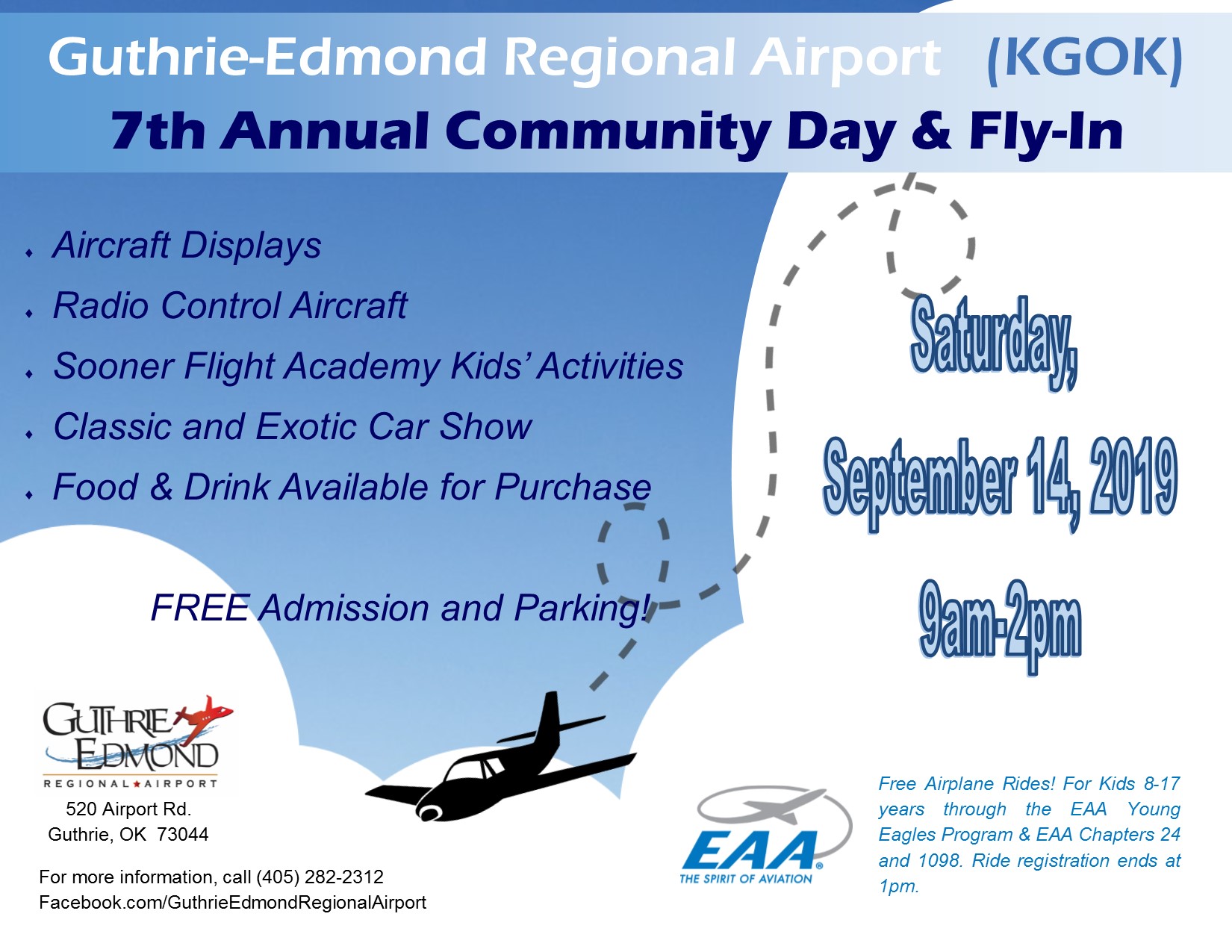 Guthrie airport hosting 7th annual Community Day & Fly-In – Guthrie ...