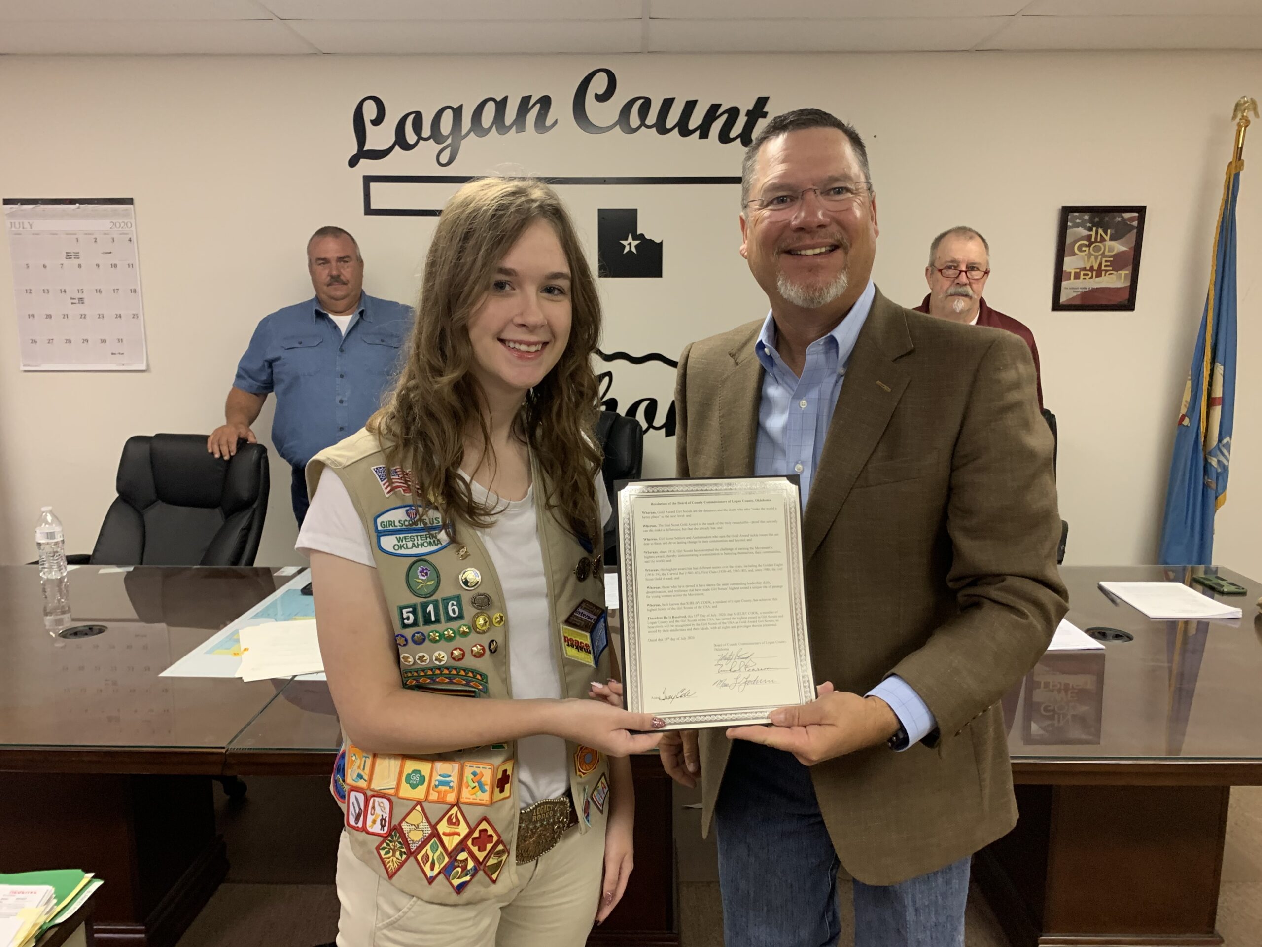 Video: Shelby Cook recognized for earning top Girl Scouts award ...