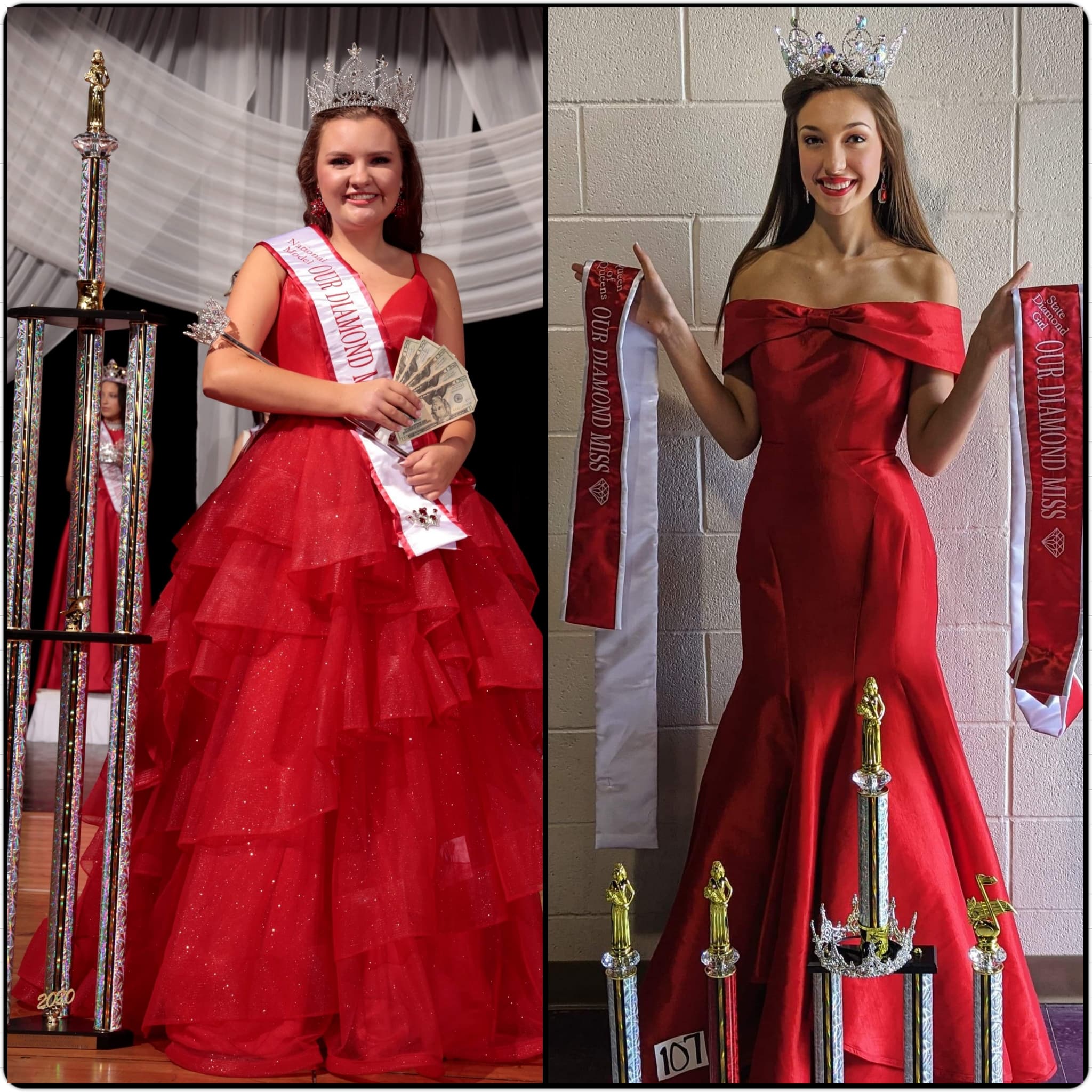 Wooden, Evans score high at 2020 National Our Diamond Miss Pageant ...