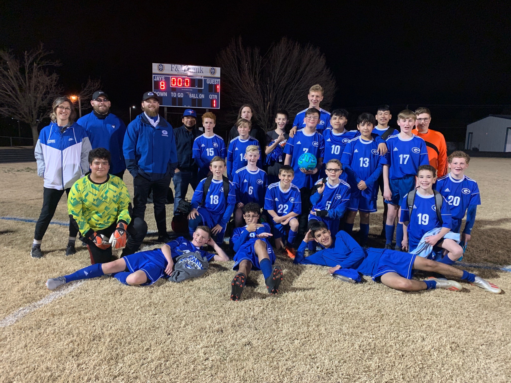 GJHS plays first ever soccer games – Guthrie News Page