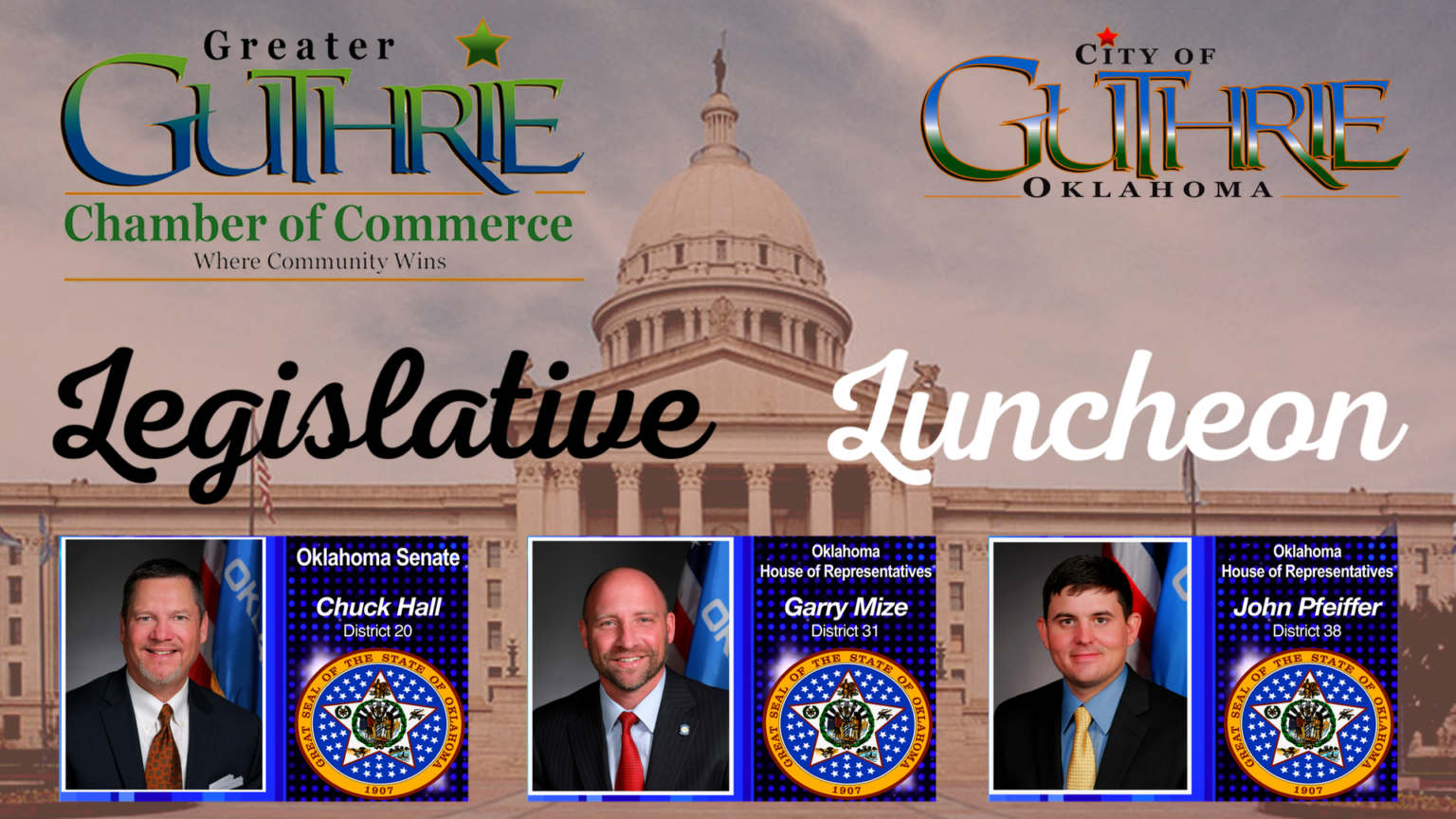 Chamber to host Legislative Luncheon – Guthrie News Page