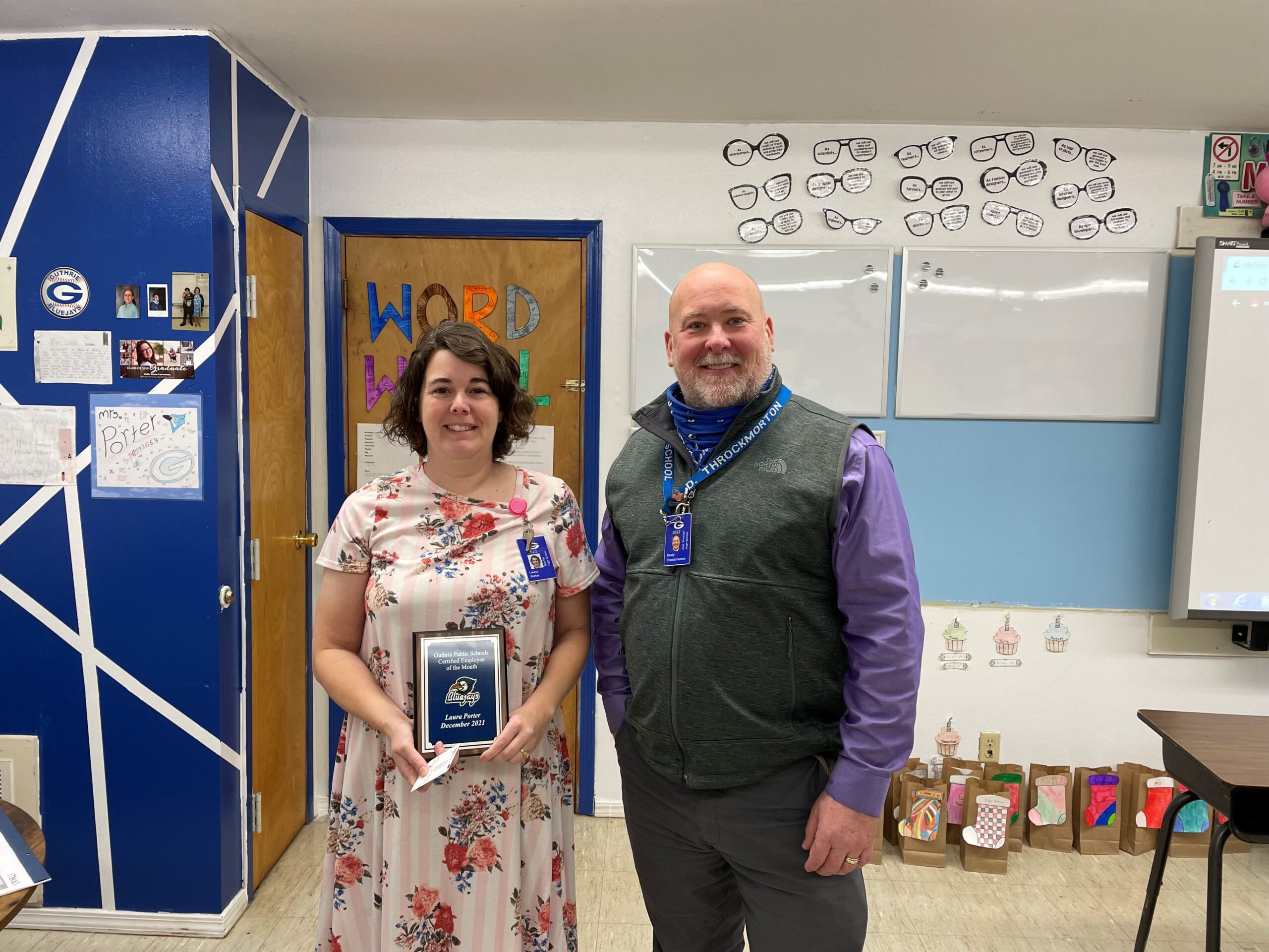 Laura Porter, Edward Robles named GPS employees of the month – Guthrie ...