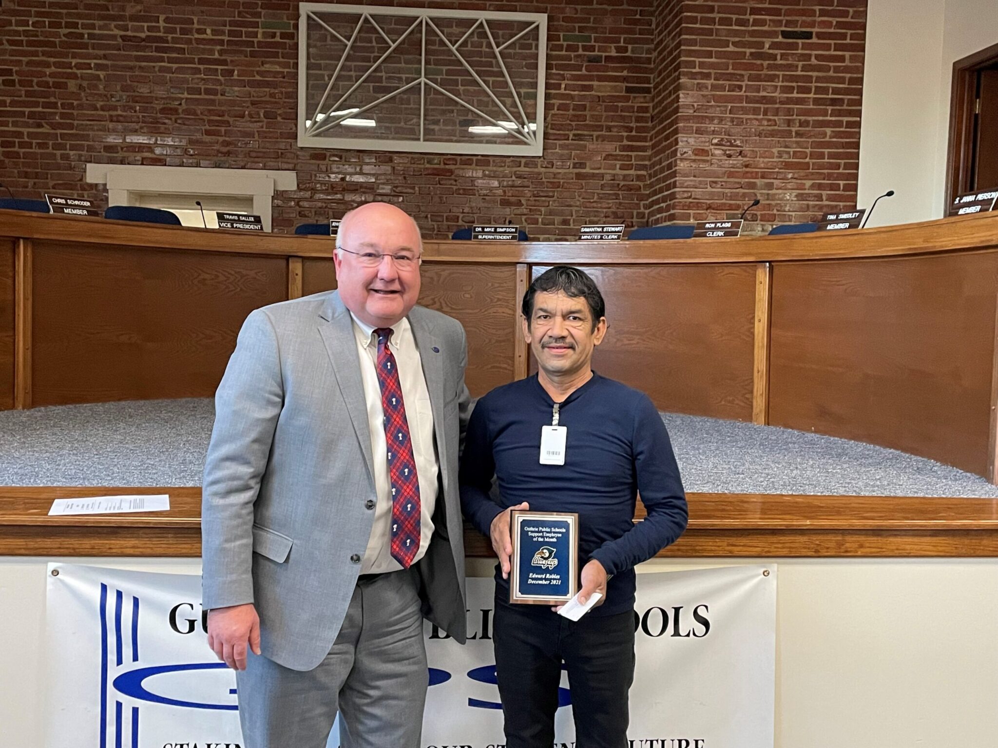 Laura Porter, Edward Robles named GPS employees of the month – Guthrie ...