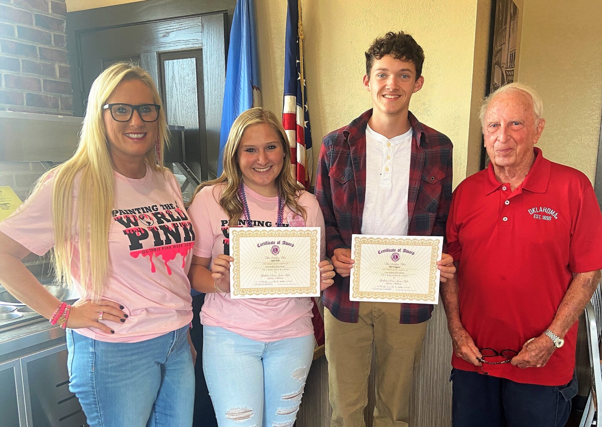 Lydia Wells, Tyler Wagonner named Lions Students of the Month – Guthrie ...