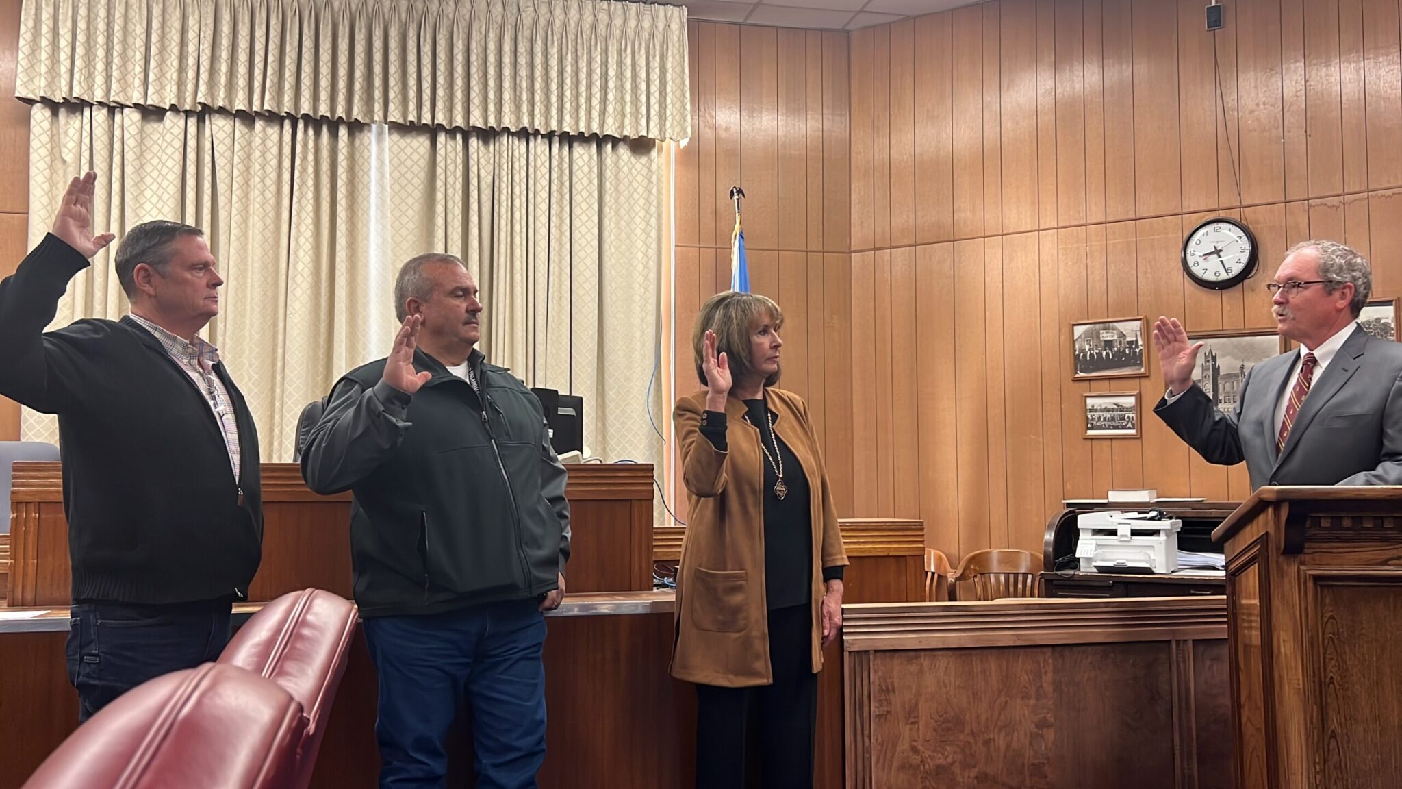Watch: County officers sworn into office; BOCC selects leadership roles ...