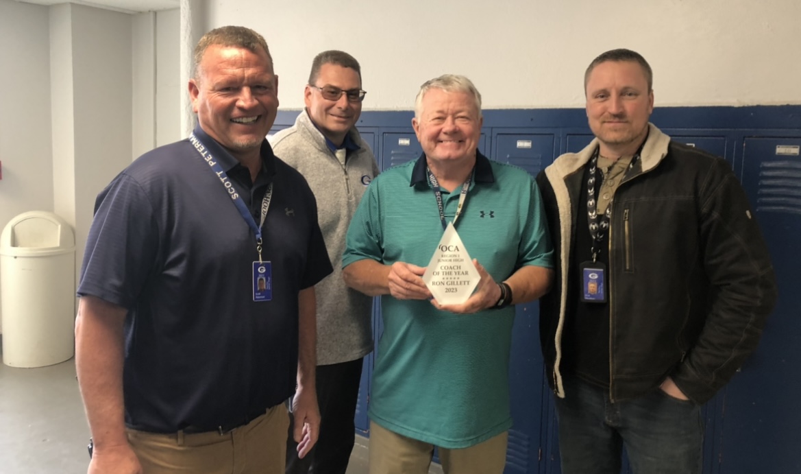 Ron Gillett named OCA Junior High Coach of the Year – Guthrie News Page