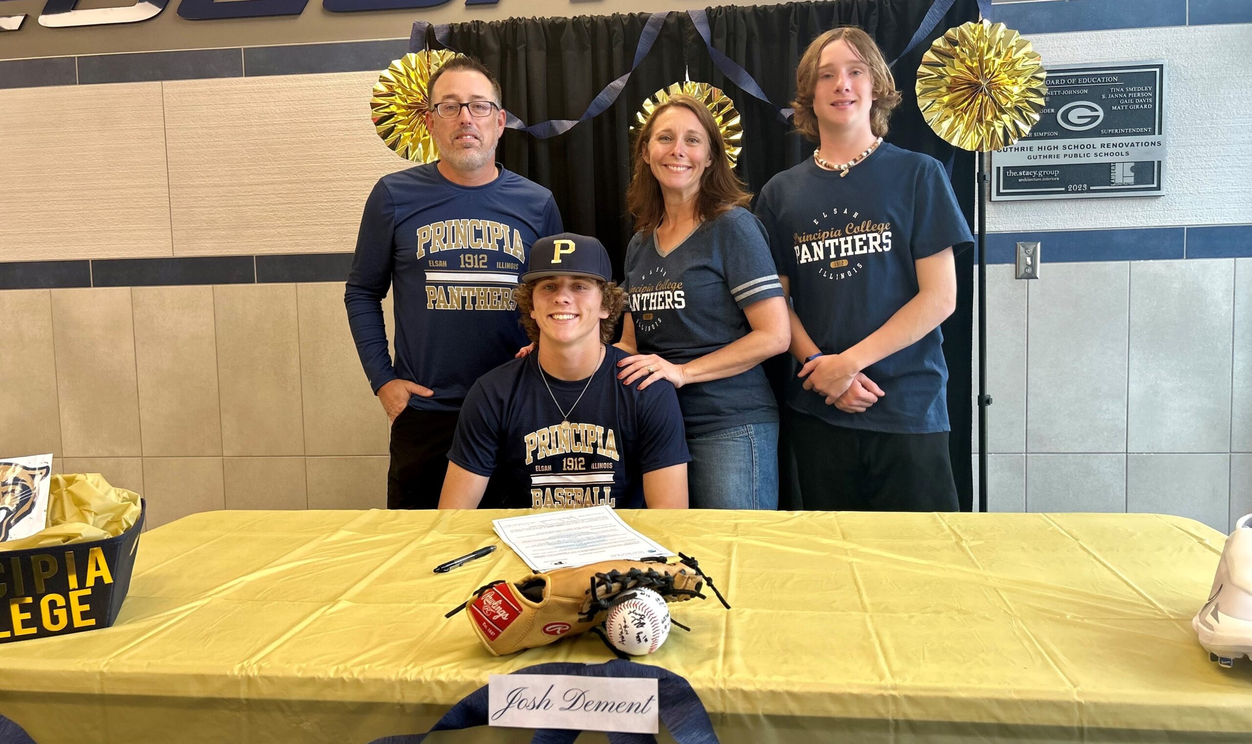 Josh Dement signs to play college baseball – Guthrie News Page