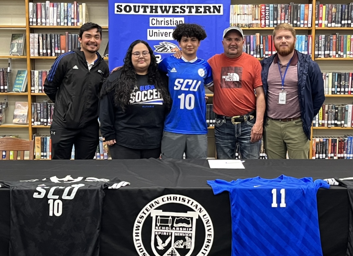 GHS soccer duo signs with Southwestern Christian – Guthrie News Page