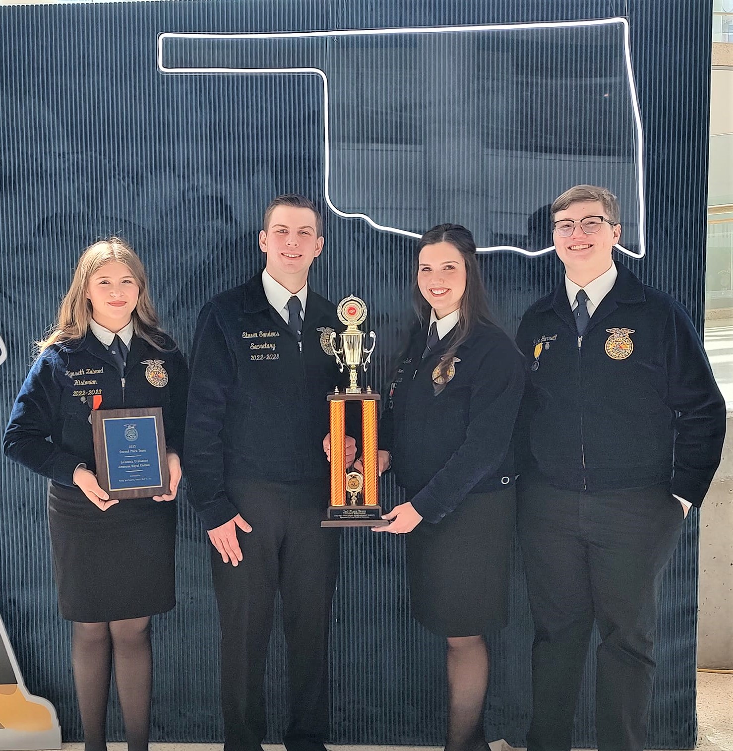 Guthrie FFA places second at State FFA Livestock Evaluation Career ...