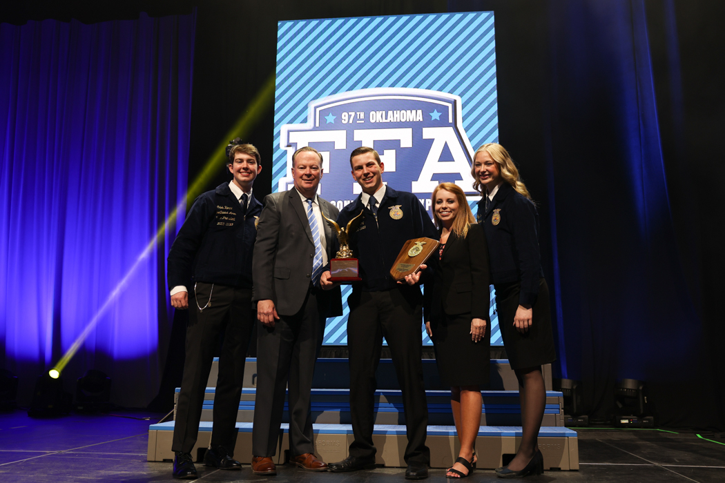 Guthrie FFA Member Steven Sanders wins State Star Award in Agribusiness ...
