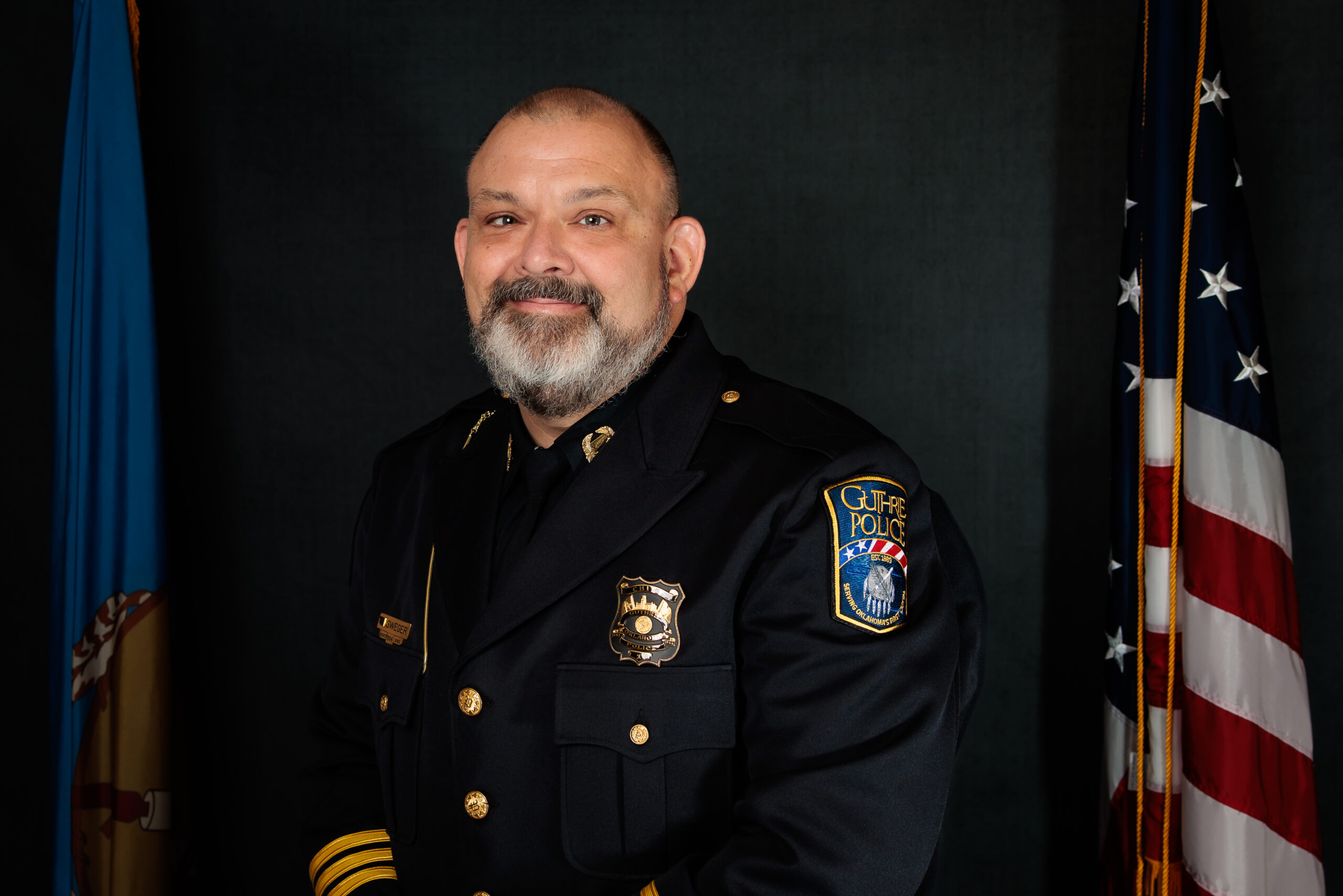 Guthrie Chief Don Sweger honored as 2024 Small Agency Chief of the Year ...