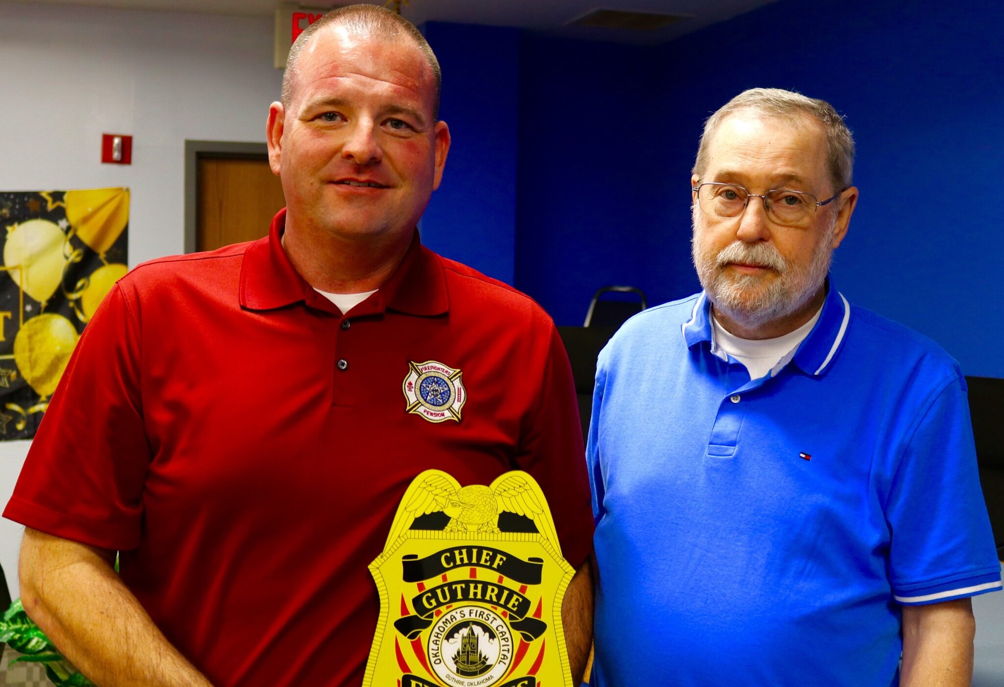 Guthrie says thank you to retiring fire chief Eric Harlow – Guthrie ...