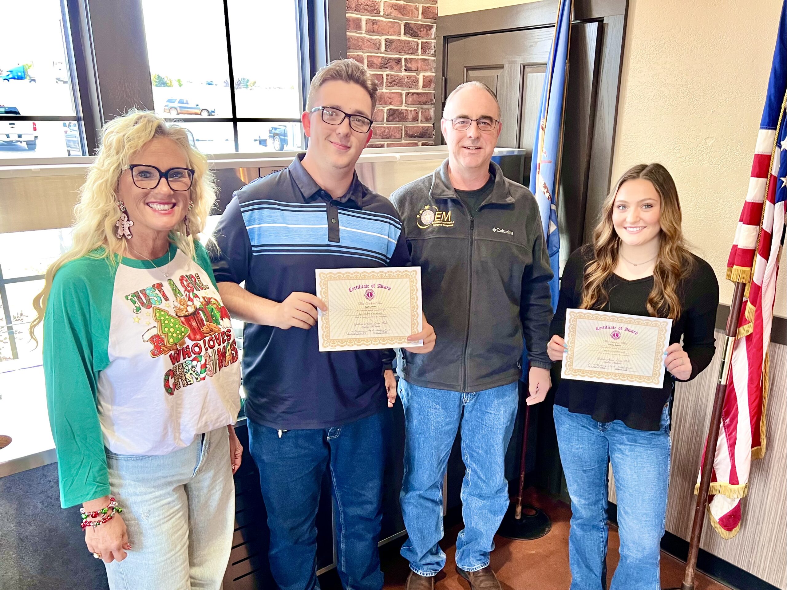 Bella Benham, Tyler Lawson named Lions Club Students of the Month ...