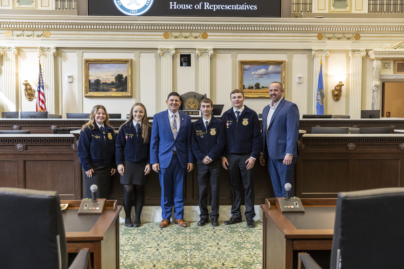 Rep. Pfeiffer: FFA Day held at the Capitol – Guthrie News Page