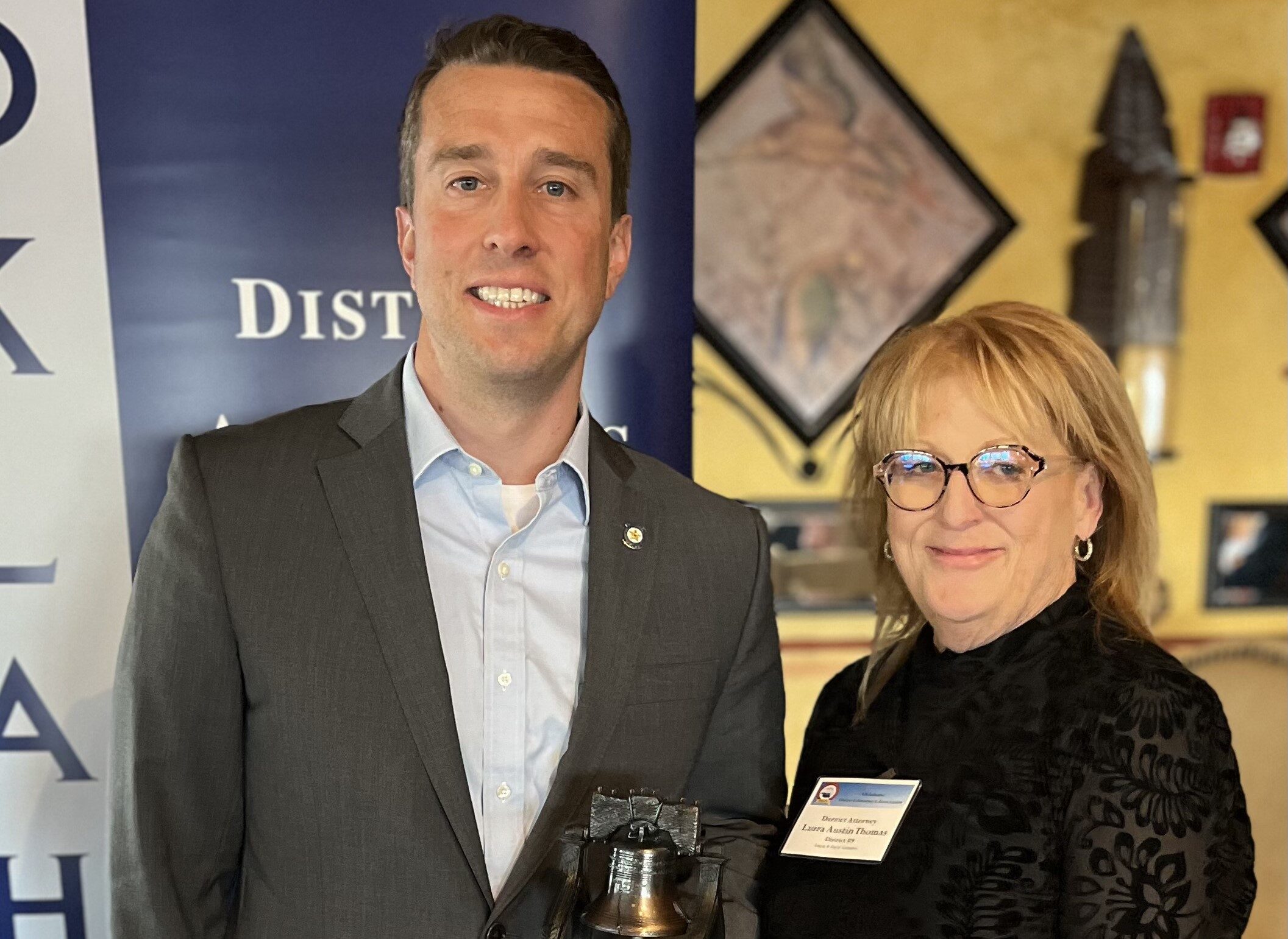 Oklahoma District Attorneys Association honors Rep. Duel with Liberty ...