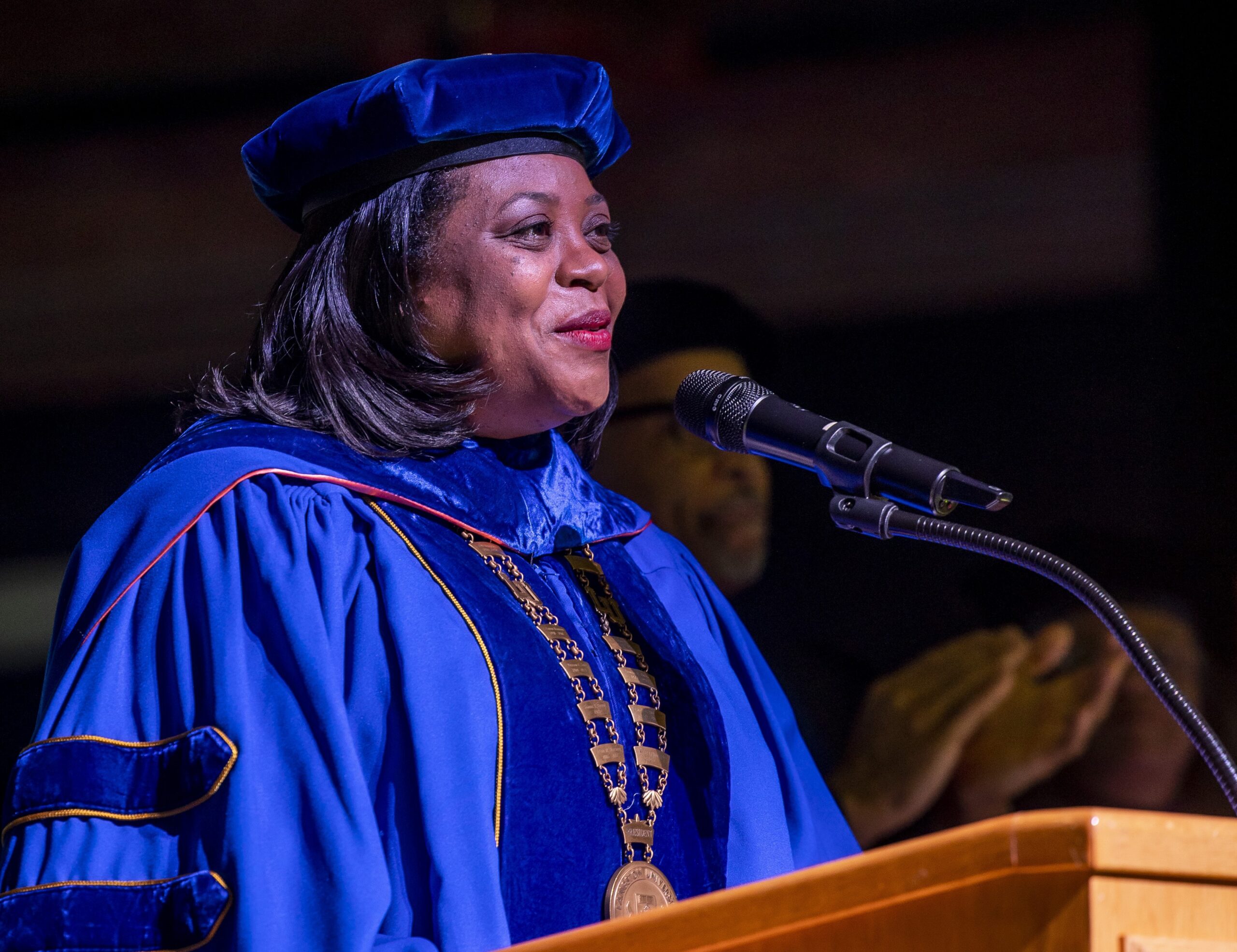 President Jackson discusses university funding, enrollment, future at ...