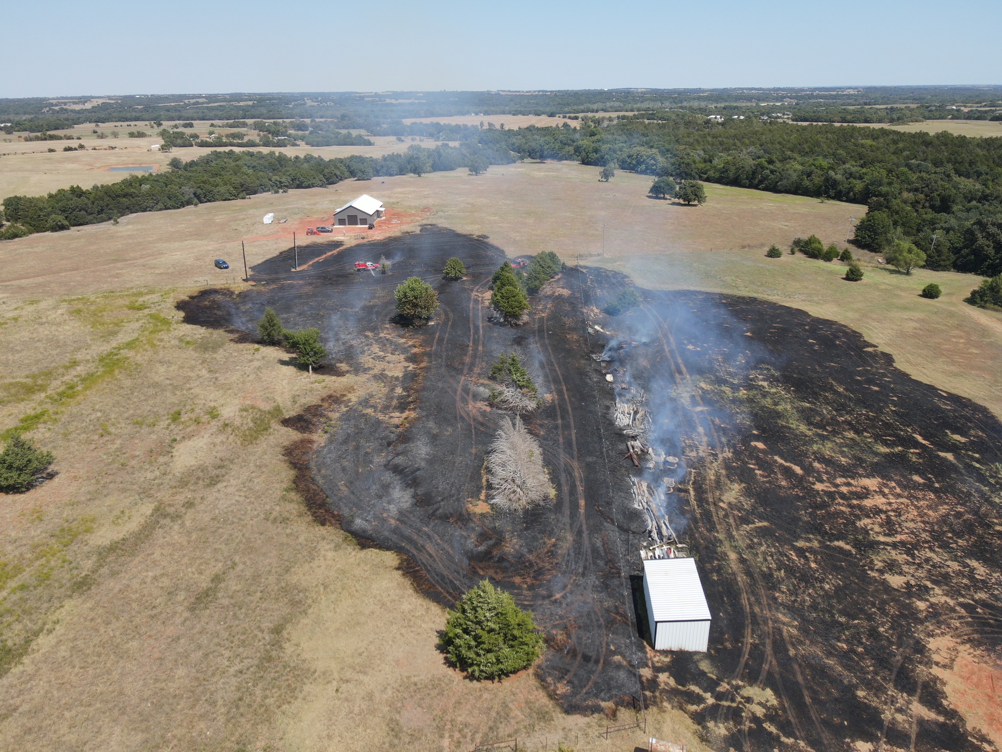 Grass fire contained thanks to swift response from local fire ...