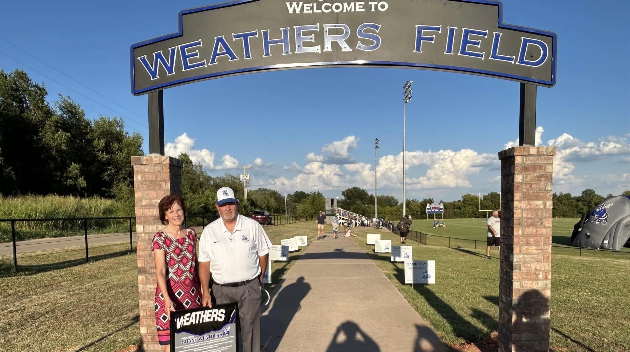 Coyle football field named Weathers Field in honor of Coach Shane ...