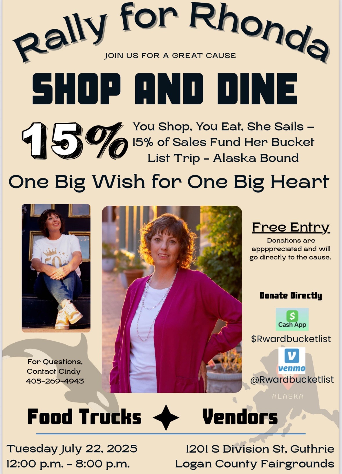 ‘Rally for Rhonda’ event set to support local woman’s bucket list dream ...