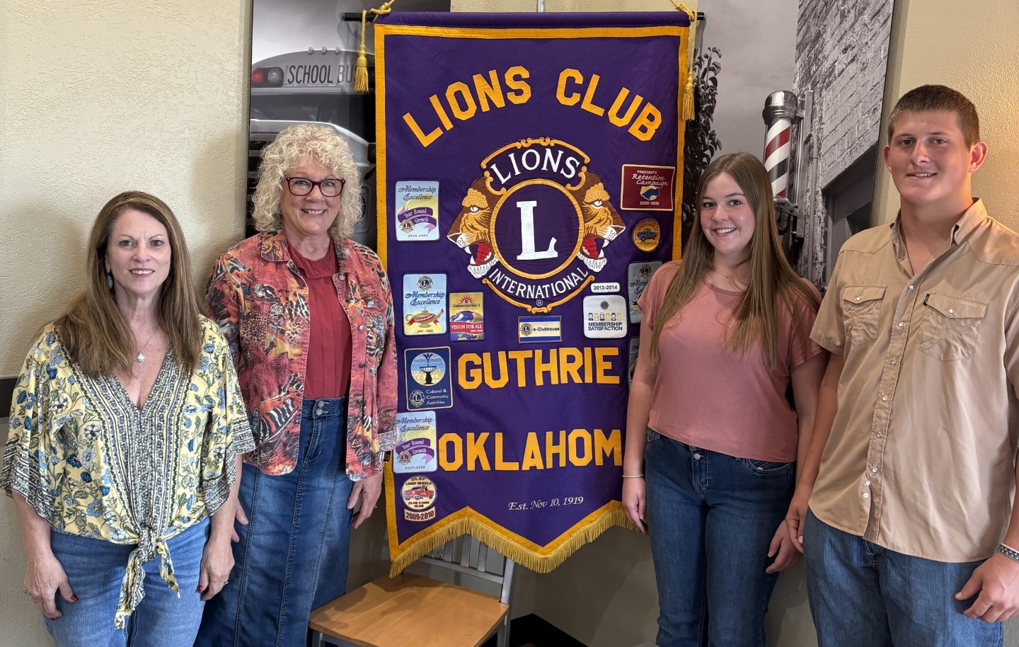 Huskey and Hirzel named Guthrie Noon Lions September Students of the ...
